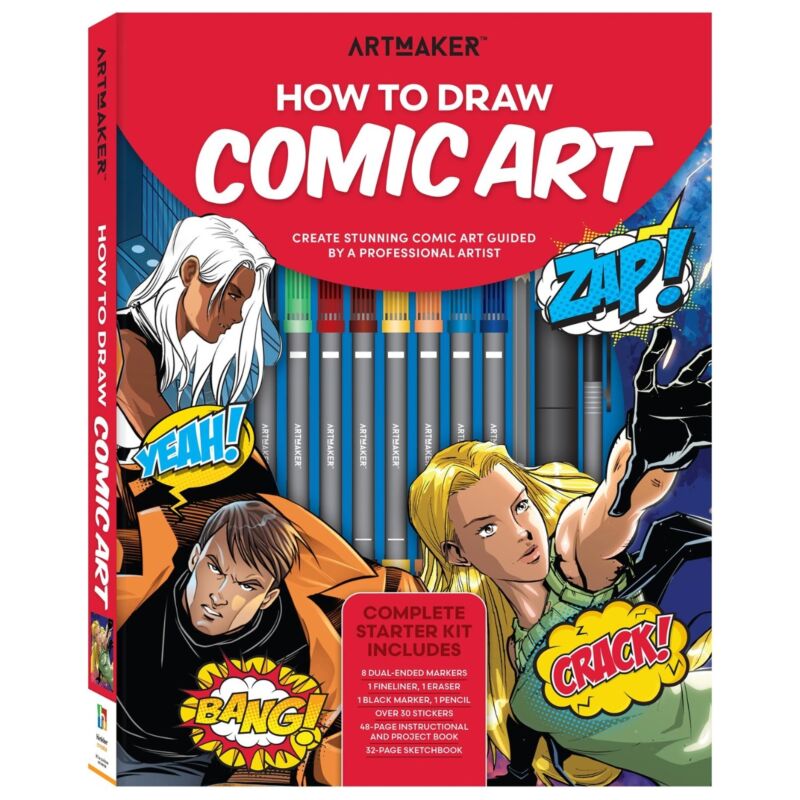 Art Maker How to Draw Comic Art Kit | VMFA shop