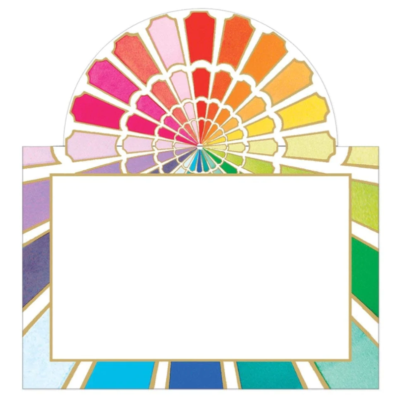 Color Wheel Die-Cut Place Cards | VMFA Shop