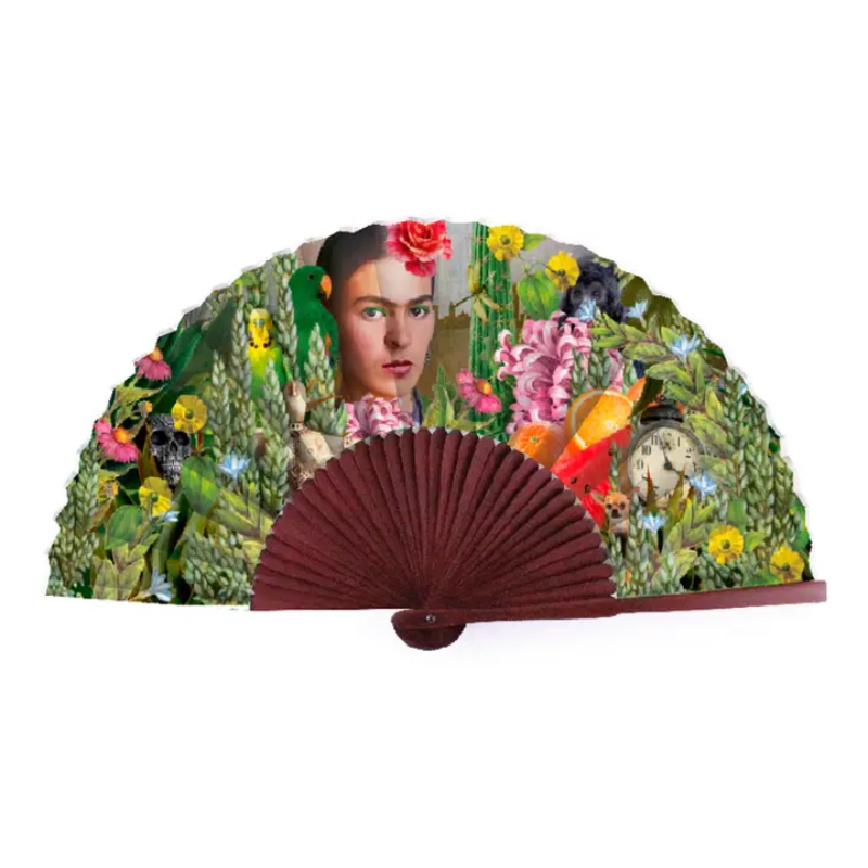 Frida Kahlo Bamboo Hand Fan | VMFA Shop