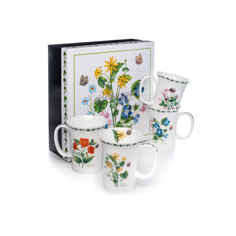 Garden Meadow Mugs - Set of 4 | VMFA Shop
