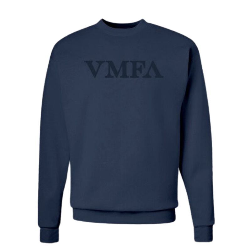 VMFA Logo Navy Sweatshirt | VMFA Shop