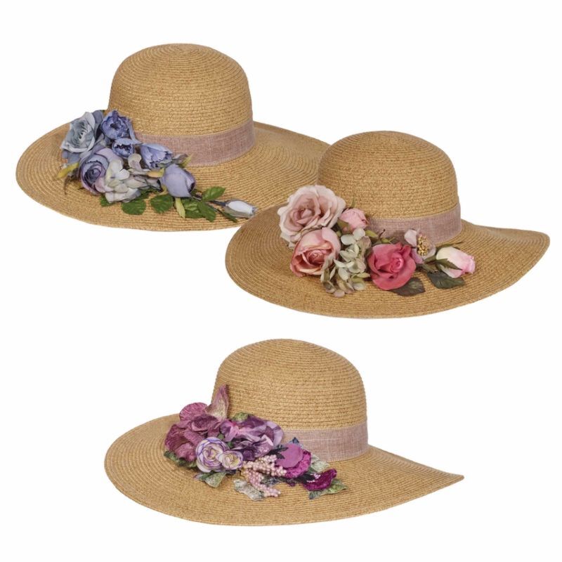 Wild Flowers Bouquet Hat - Blue, Purple, Pink | VMFA Shop