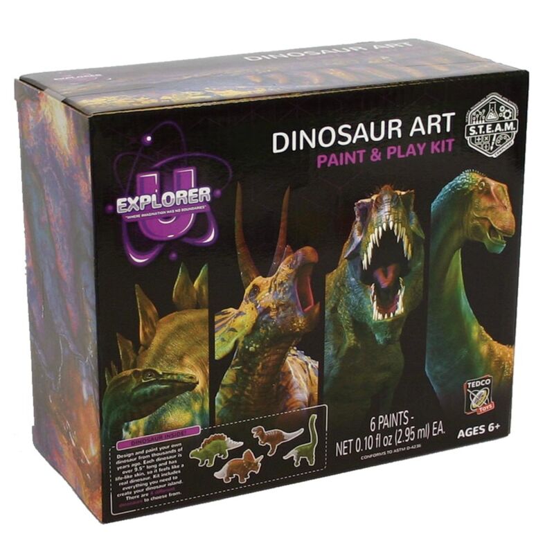 Dinosaur Art Paint & Play Kit | VMFA Shop